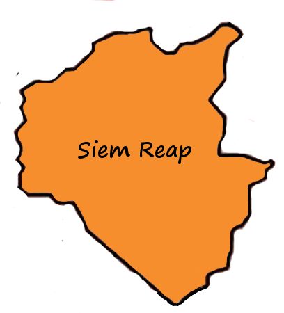 province of Siem Reap and the temples of Angkor Wat in Cambodia