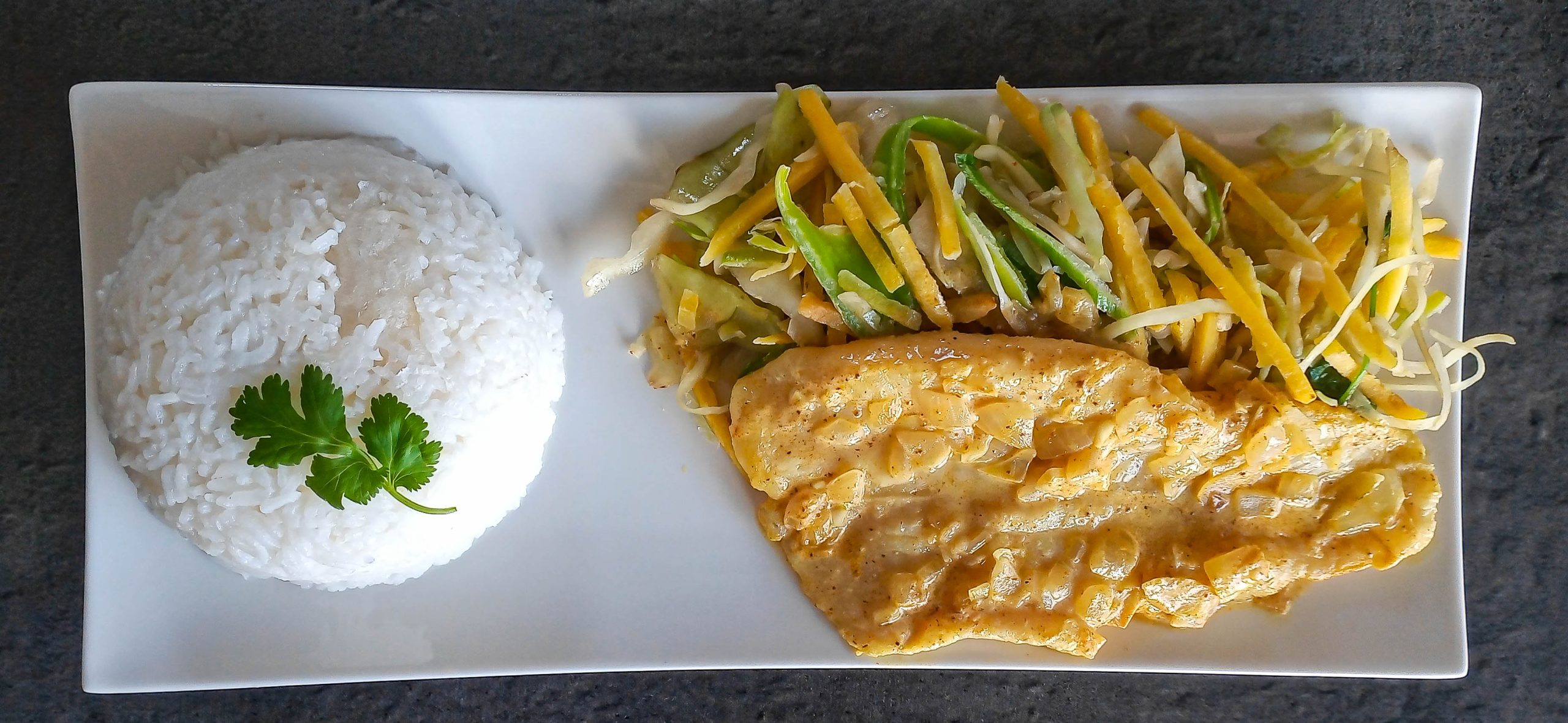 Panga with Sautéed Vegetables - Cambodia travel guide